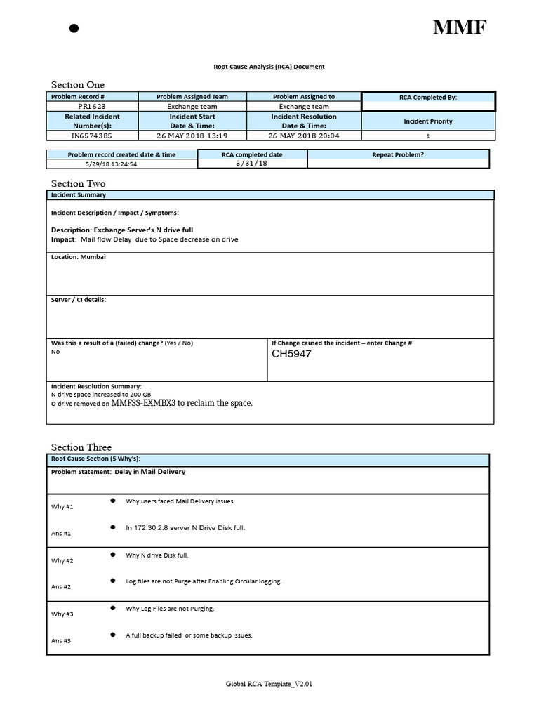 ECR#CH5947-S1#IN6574385 - MMF - Urgent - Exchange DB - N - Drive Full ...