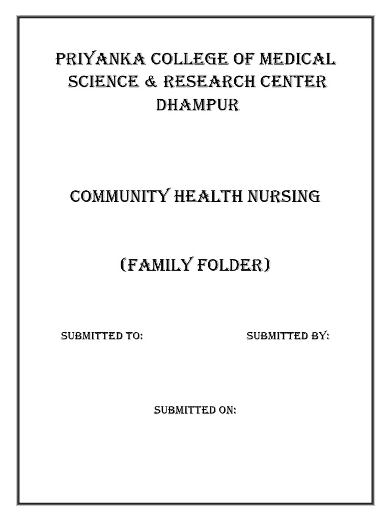 Family Folder New | PDF
