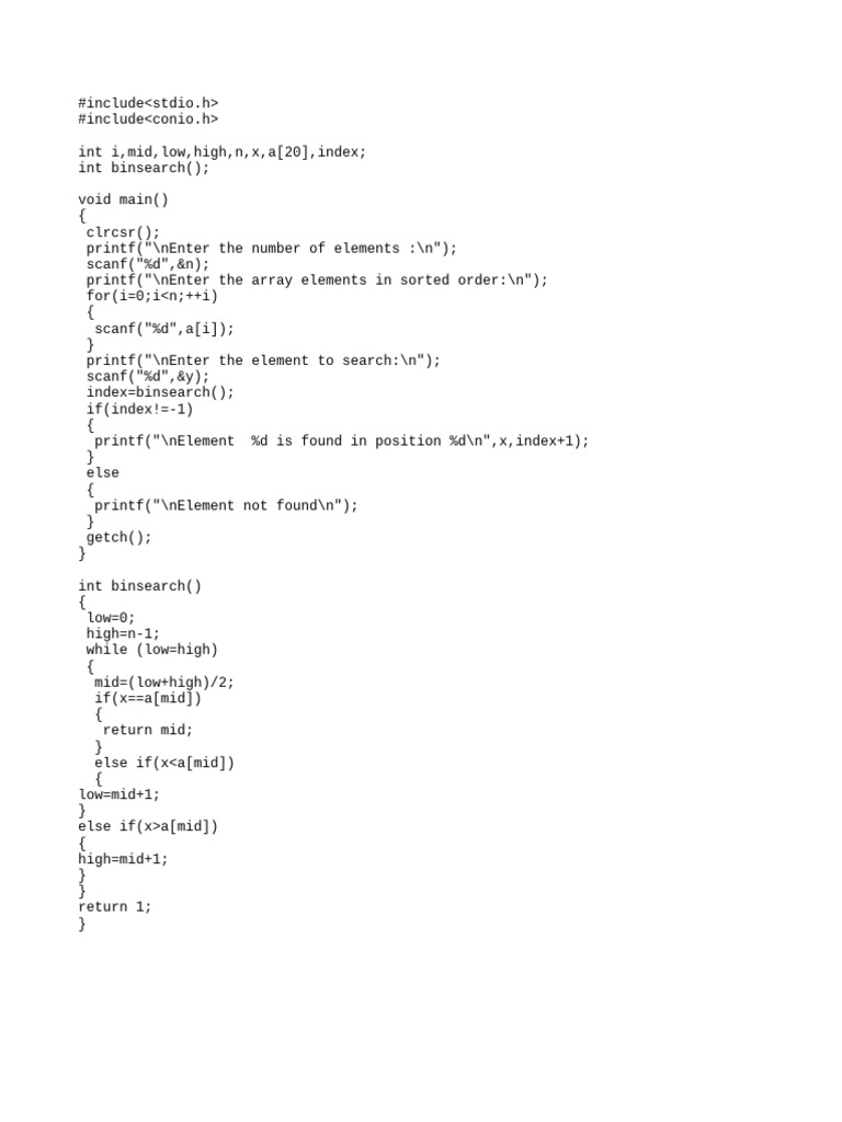004 Binary Search | PDF