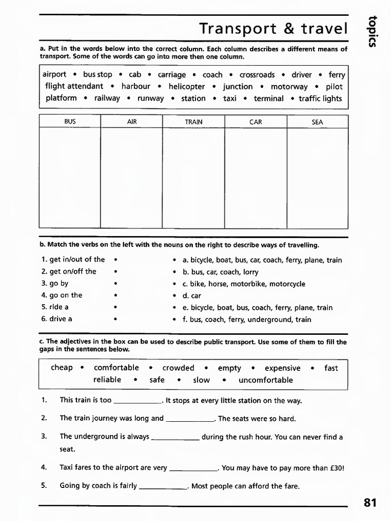 Transport Travel | PDF