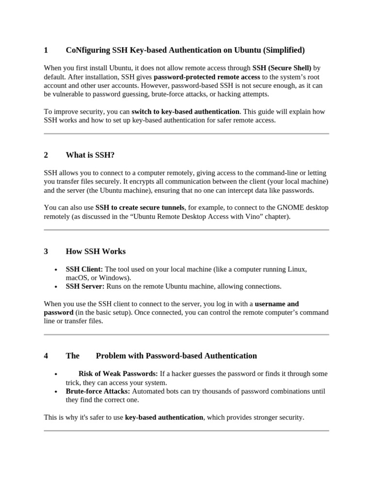 CHP 18 Configuring SSH Key | PDF | Secure Shell | Key (Cryptography)