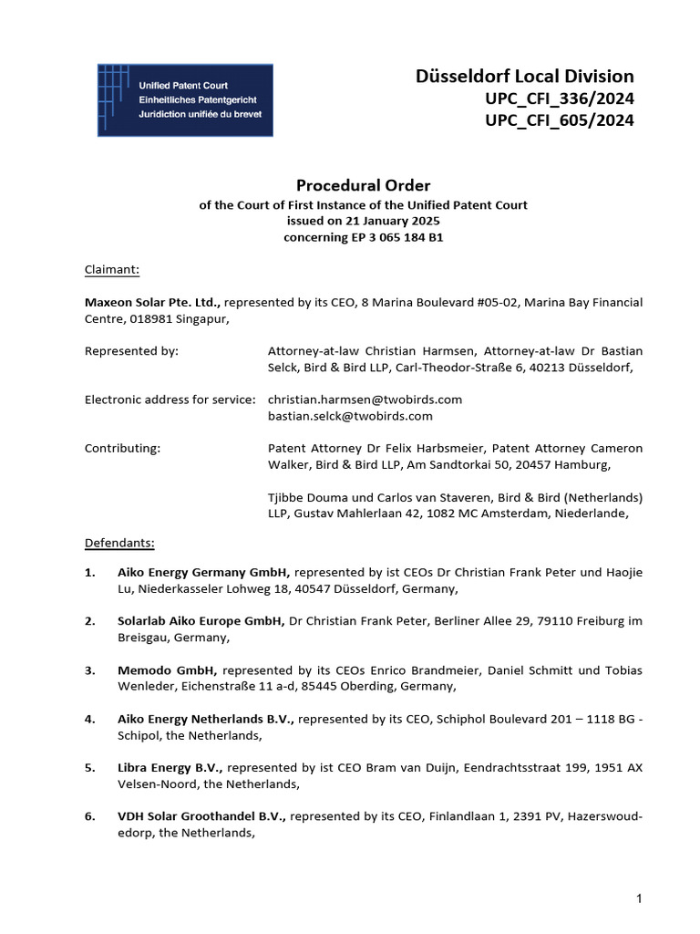 2025.01.21 Maxeon Solar V Aiko Energy R262A (LD Dusseldorf) | PDF ...