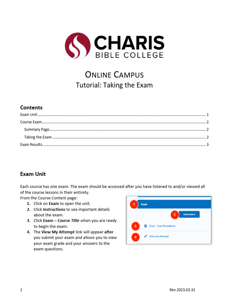 Online Exam Taking Tutorial Guide | PDF | Tests