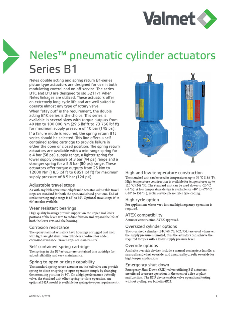 Actuator B1C | PDF