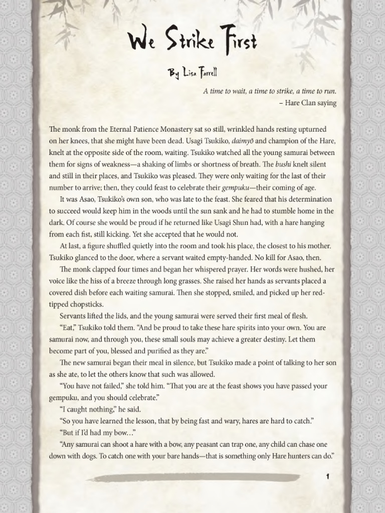 1 We Strike First-Compressed | PDF