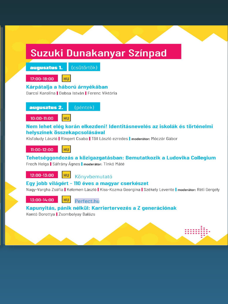 MCC Feszt 2024 - Programfüzet | PDF