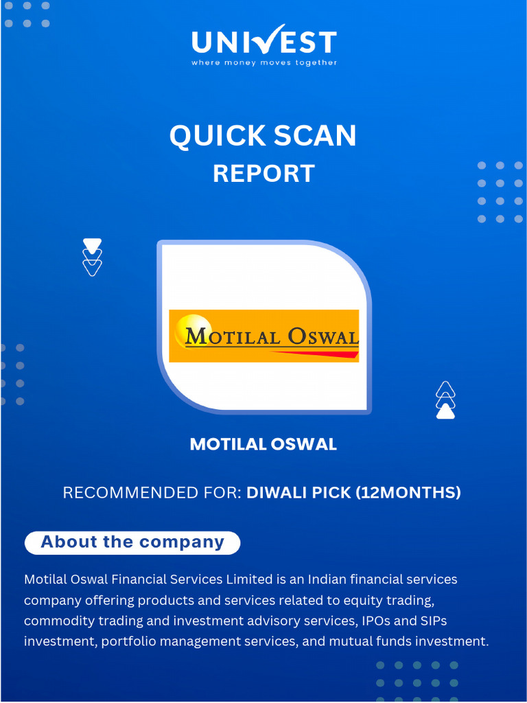 Motilal Oswal Diwali Report | PDF | Investing | Financial Adviser