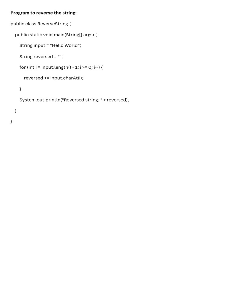 Public Class ReverseString ( | PDF