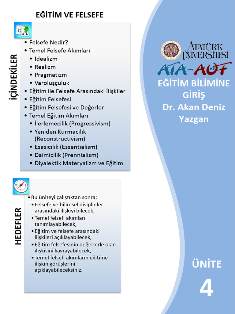 EBG Ünite 4 | PDF