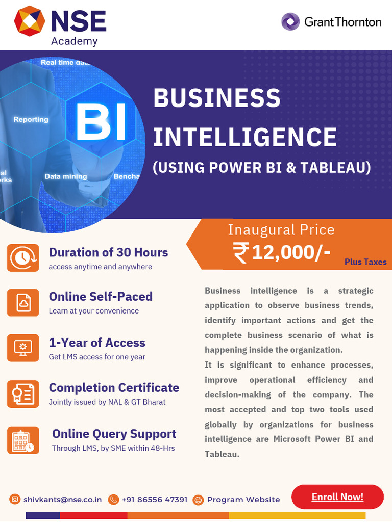 Business Intelligence with Power BI & Tableau | PDF | Business ...