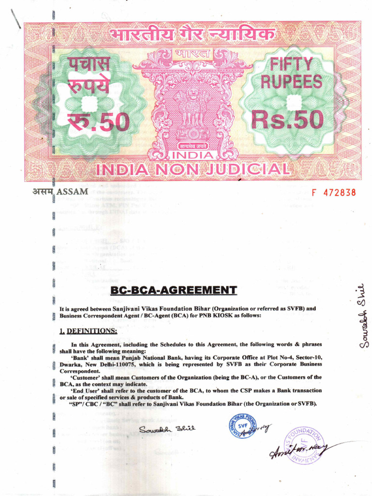 BC Bca Agreement | PDF