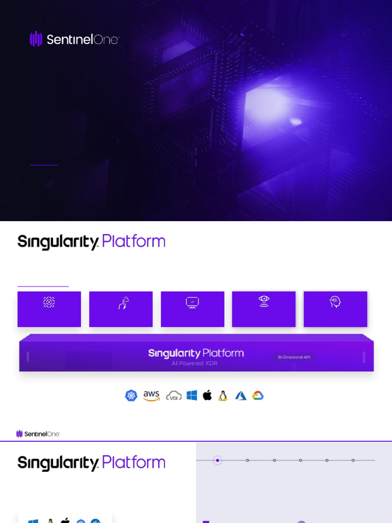 Sales Deck - Singularity EPP+EDR | PDF | Ransomware | Virtual Machine