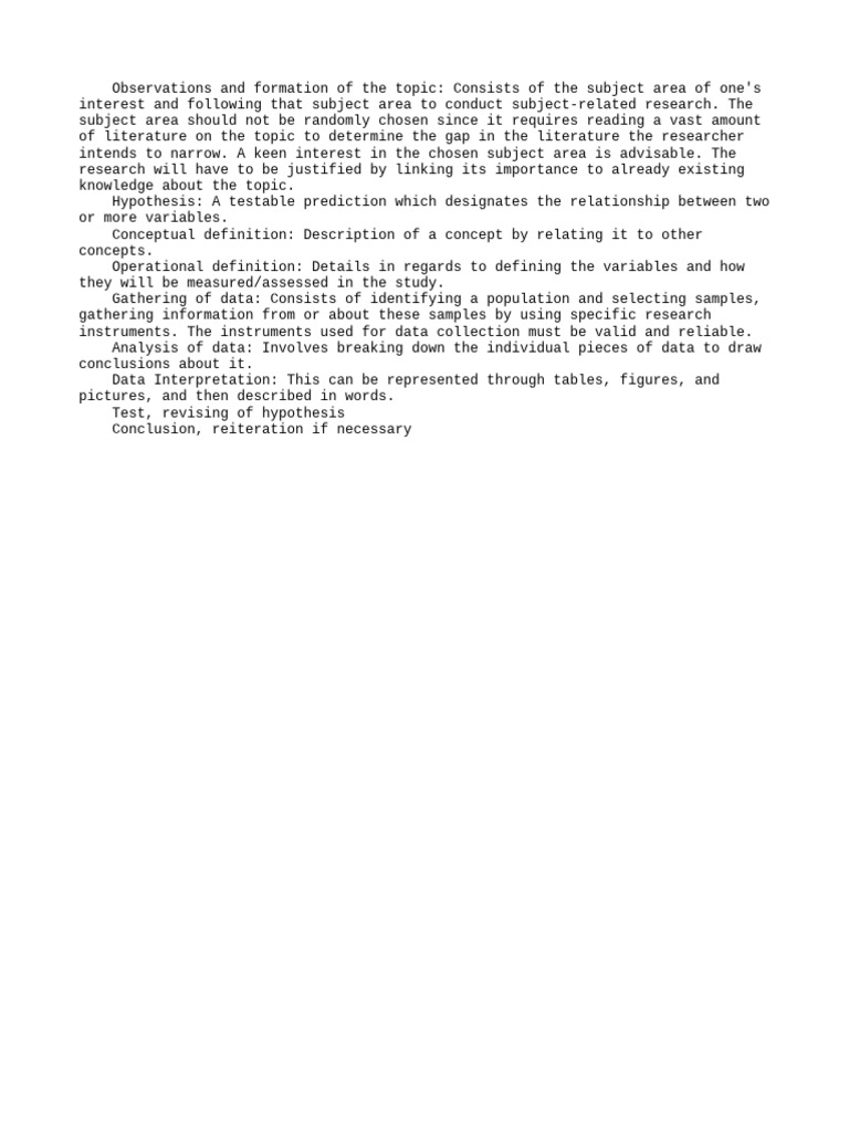 Gathering of Data Consists of Identifying A Population and Selecting ...