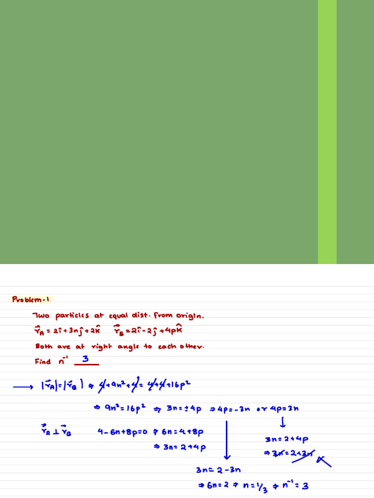 Class 11 JEE Advanced 2 | PDF | Ring Theory | Mathematics