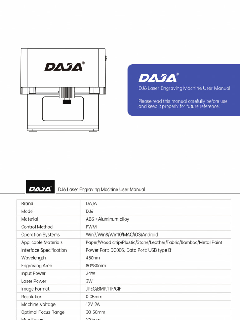 DJ6 Manual | PDF