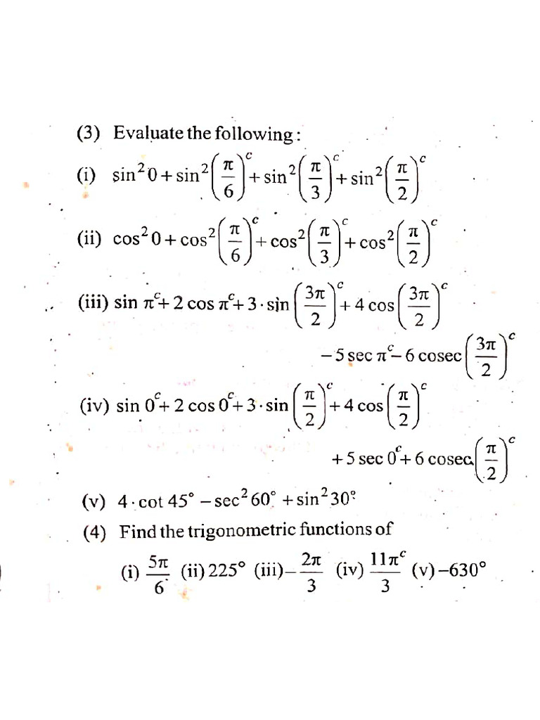 Trigo DPP Basic Angles-1 | PDF