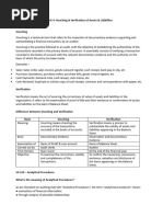 Substantive vs Analytical Procedures Explained | PDF | Audit | Business