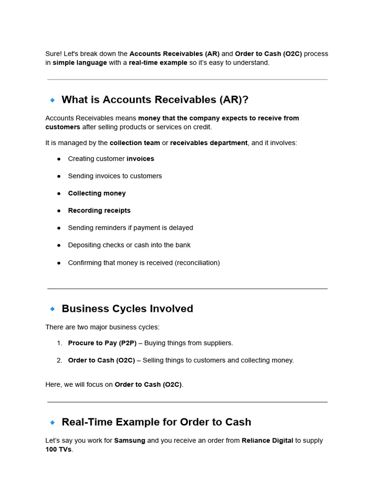 Account Receivables | PDF | Receipt | Accounts Payable