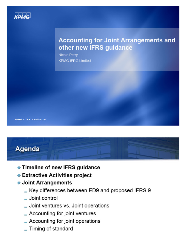 115_IFRS9_Joint_Arragnements | PDF | International Financial Reporting Standards | Business