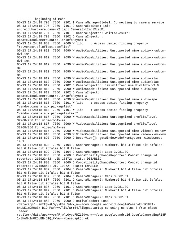 Log Cat 1747128258723 | PDF | Software Engineering | Software