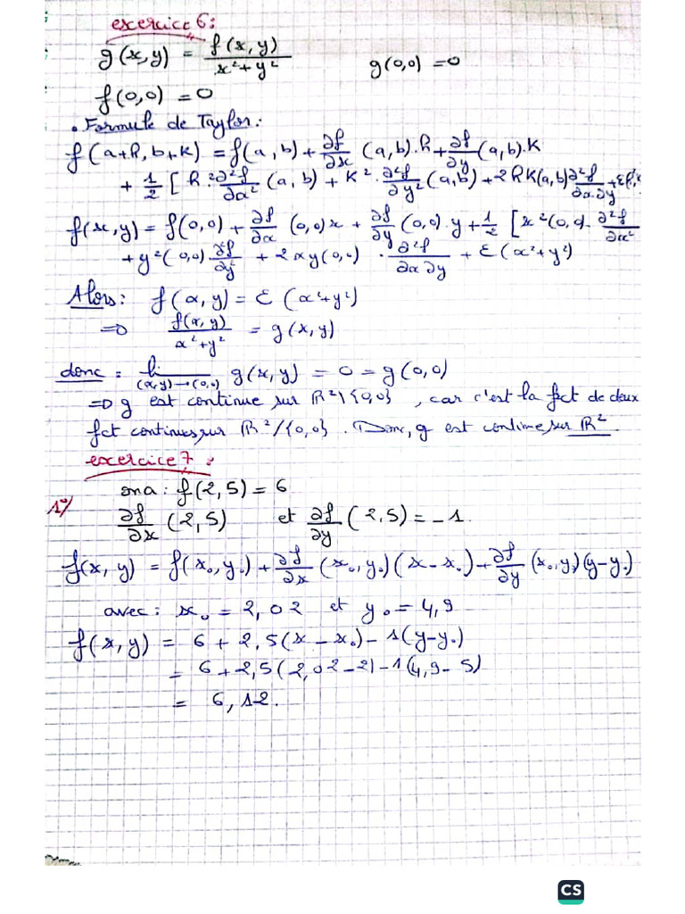 Suite Analyse TD 3 | PDF