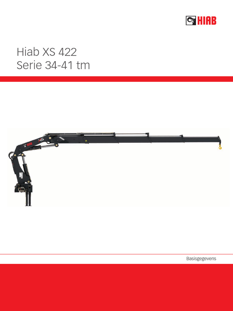 HIAB XS 422 E-8 HiPro | PDF