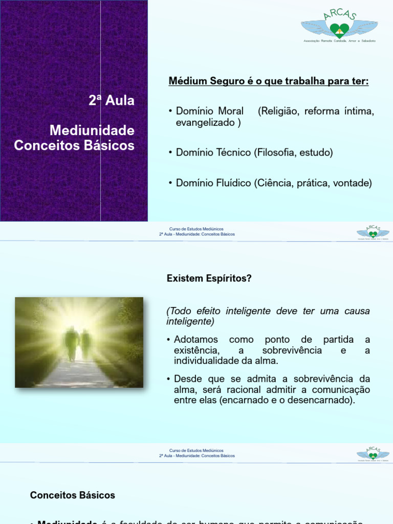 2 Aula - Mediunidade Conceitos Basicos | PDF | Mediunidade | Espiritualismo