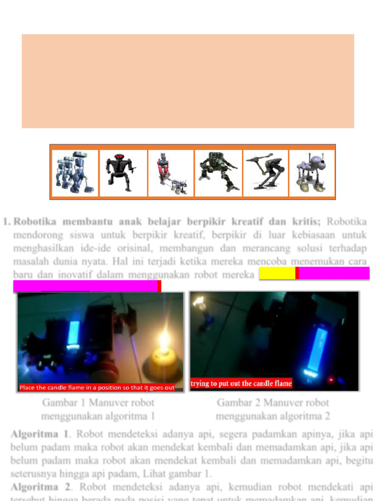 Peran Robotika dalam Pembelajaran Siswa | PDF