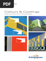 Kingspan Insulated Panels Color Chart en Us Ca | PDF | Coating ...