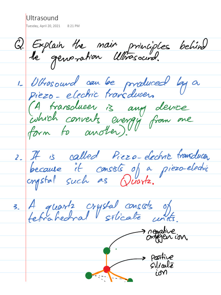 Ultra Sound Notes | PDF