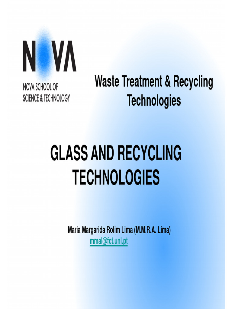 WTRT Glass and Recycling Technologies Part2 2324 | PDF | Glasses ...
