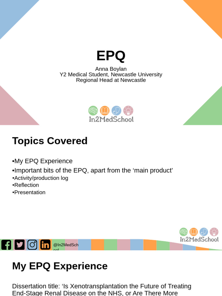 EPQ Slides - Anna Boylan | PDF | Learning | Methodology