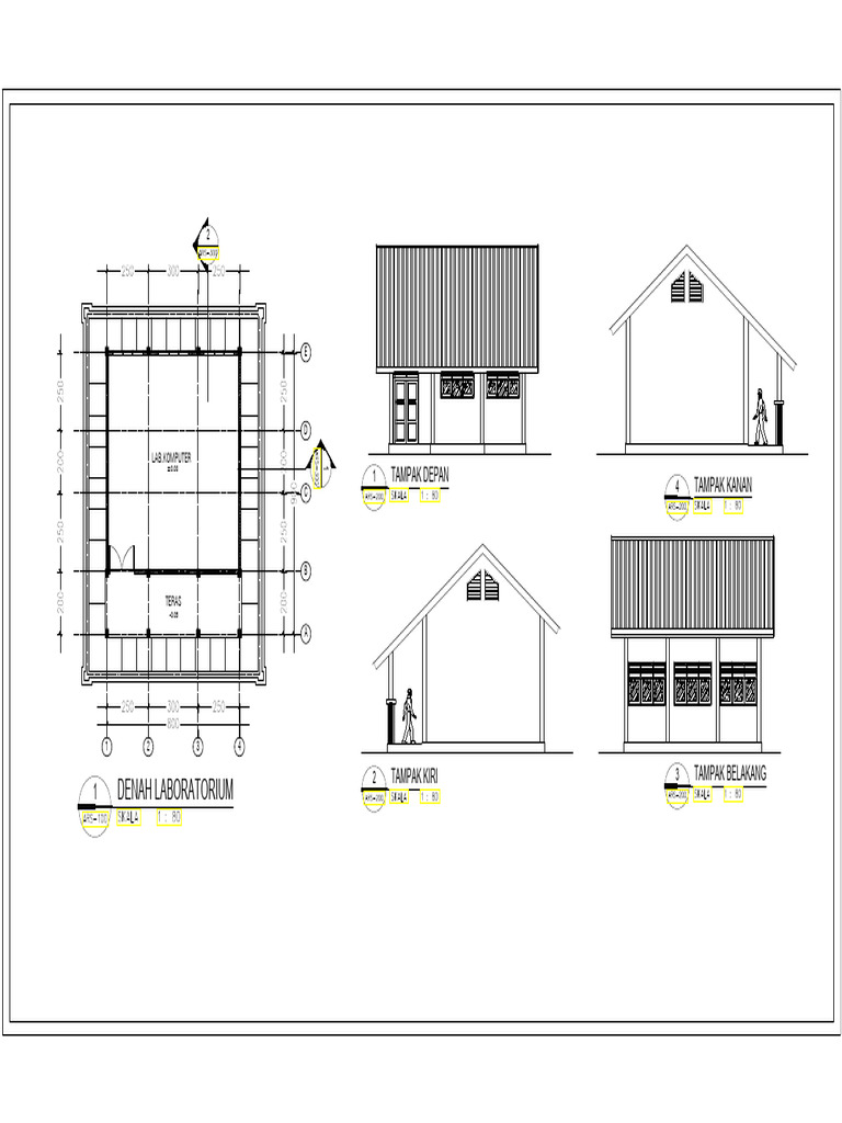 Denah Laboratorium | PDF
