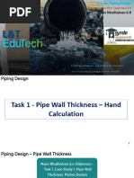 Pipe Thickness Calculations As Per Asme B31.3 | PDF | Pipe (Fluid Conveyance) | Welding