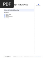 Physics: Convert Specific Gravity to Weight | PDF | Weight | Density