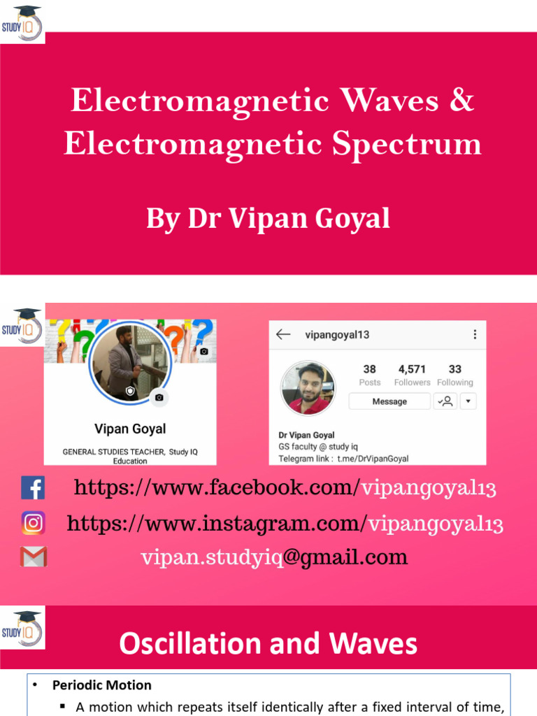 Electromagnetic Waves - Electromagnetic Spectrum | PDF | Waves ...