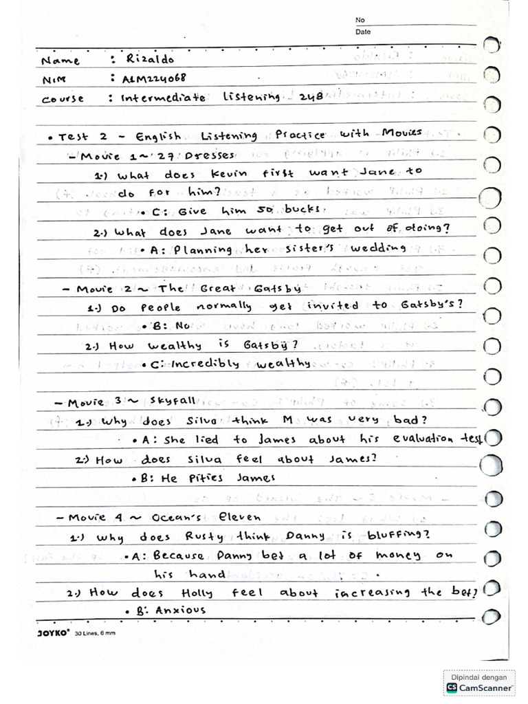 Rizaldo - Test 2 | PDF