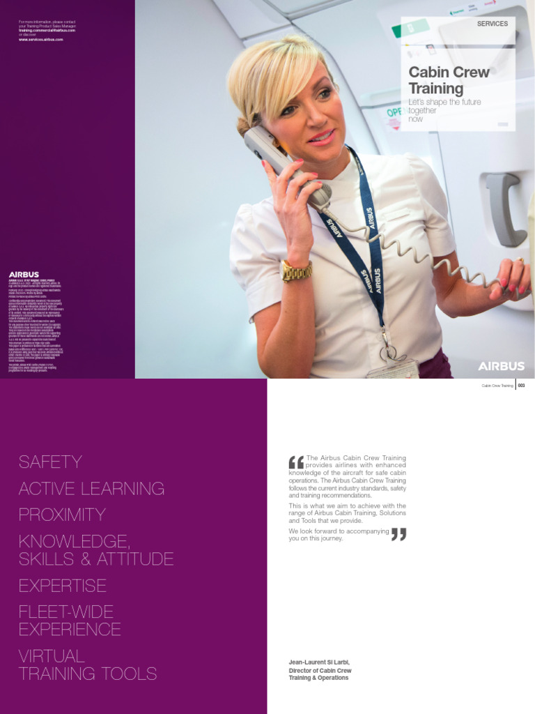 Ext Cabin Training Brochure | PDF | Educational Technology | Flight ...