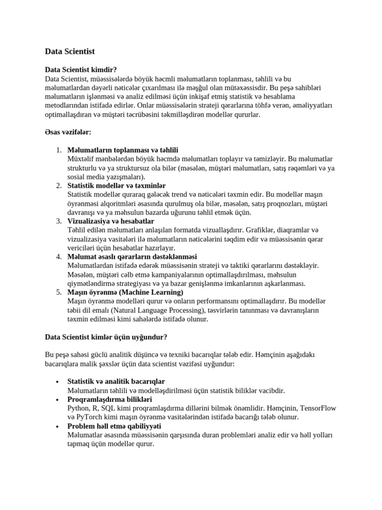 Data Scientist | PDF