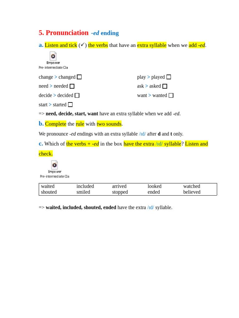 Pronunciation | PDF