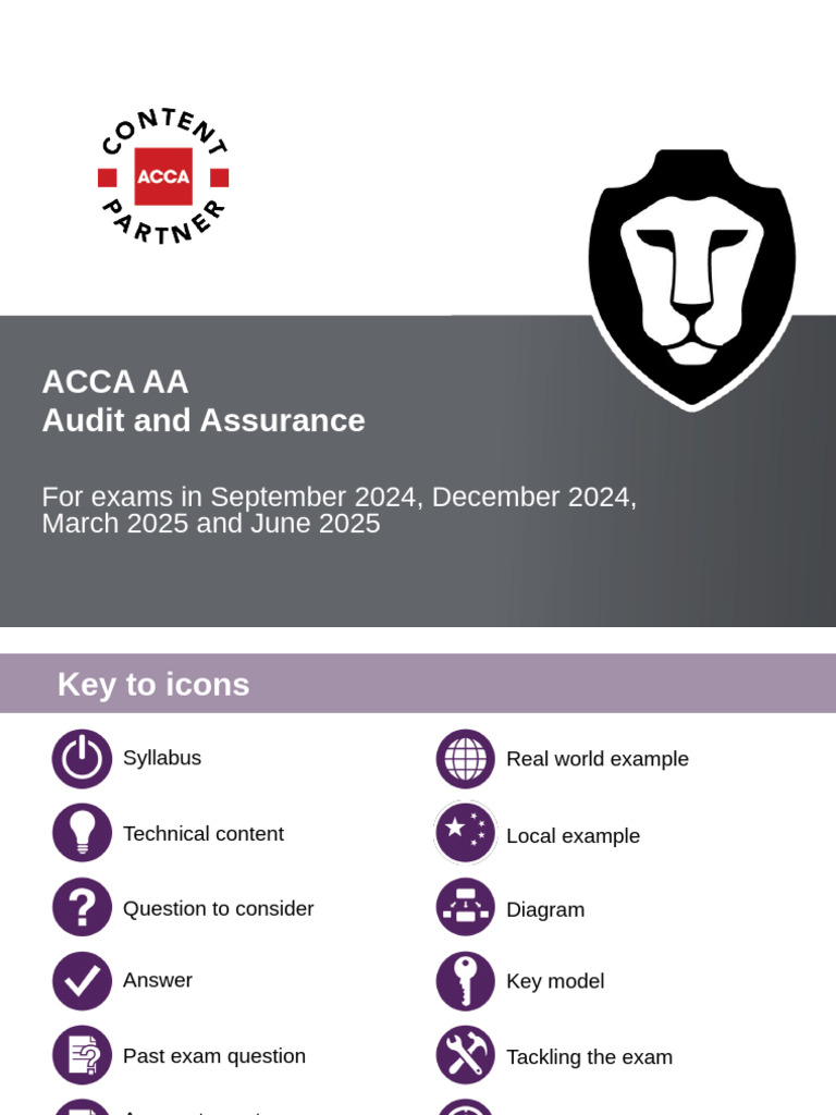 ACCA Audit and Assurance Syllabus Guide | PDF | Corporate Governance ...