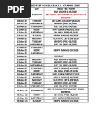 JFT Exam Schdule | PDF