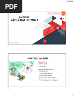 1. UET - Đề Cương Học Phần - UET.phy1095 - Vật Lý Đại Cương 1 | PDF