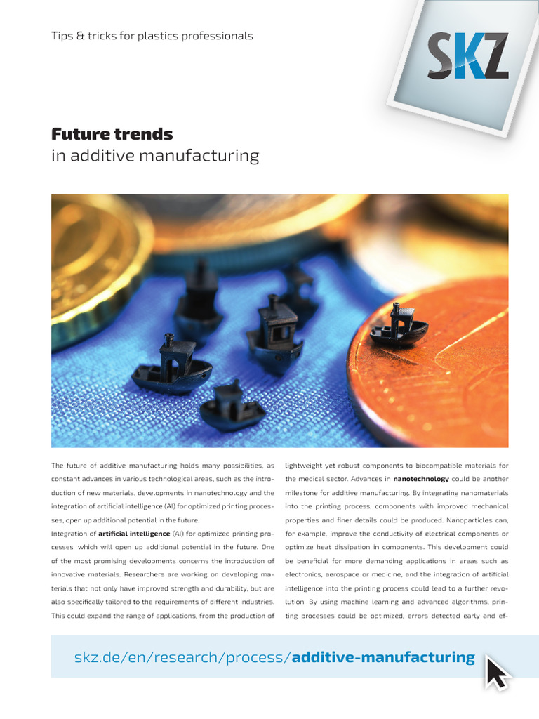 Future Trends in Additive Manufacturing | PDF | 3 D Printing ...