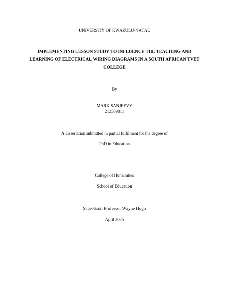 25 April 2025 Completed Thesis | PDF | Methodology | Pedagogy