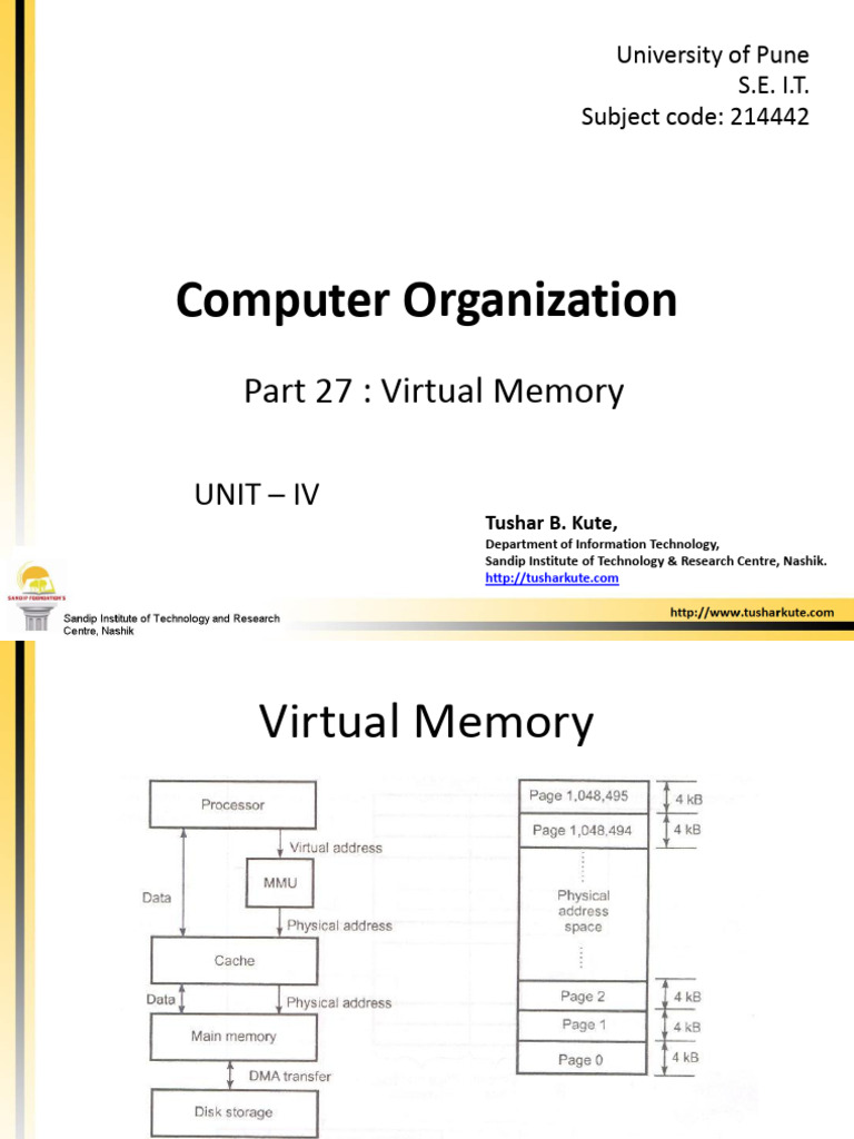 Part 27 - Virtual Memory | PDF