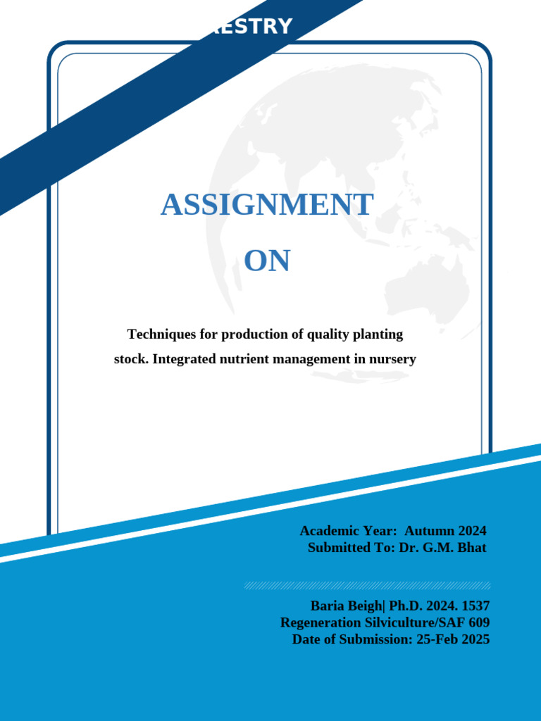 University Assignment Cover Page Template | PDF