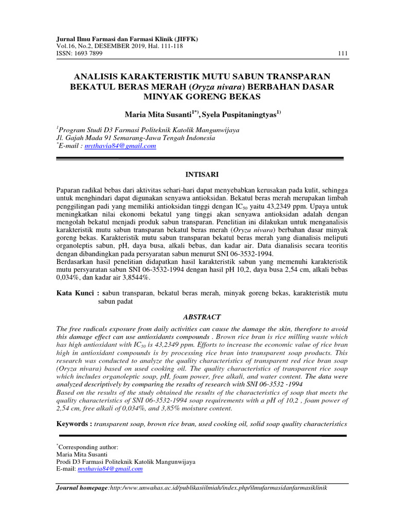 Uji Tinggi Busa | PDF