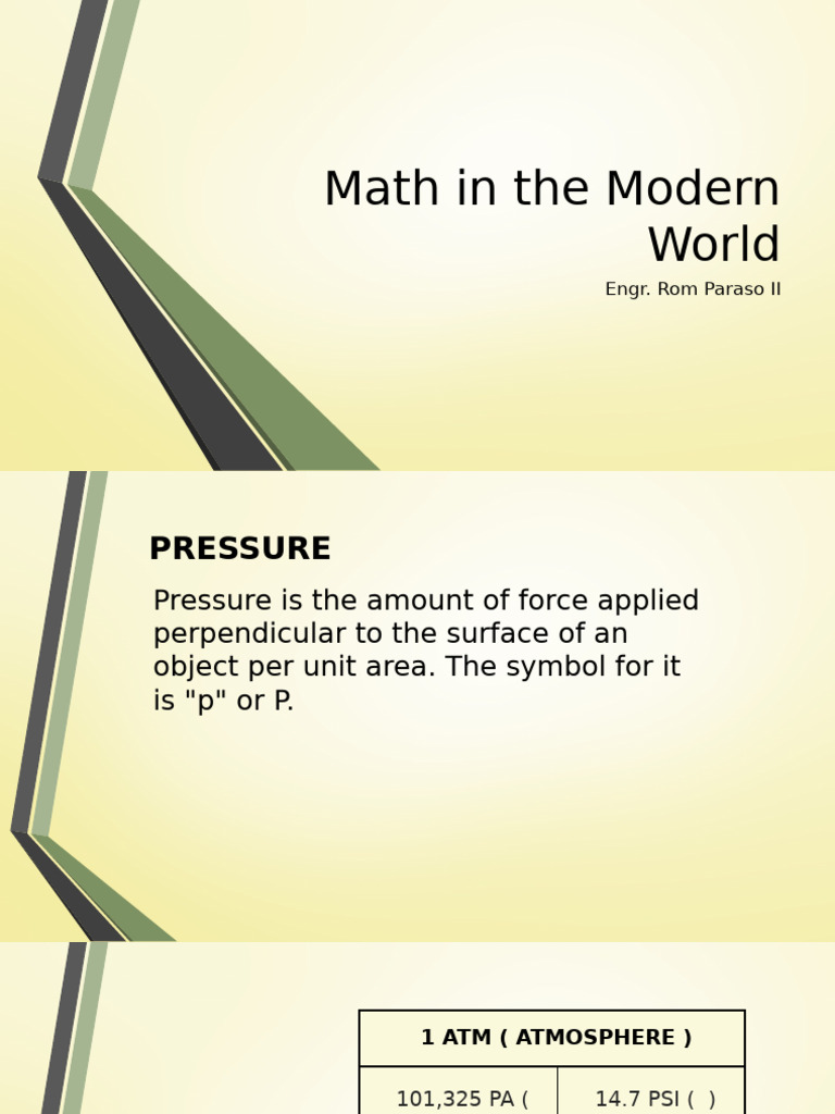 Pressure and Temperature Conversions | PDF | Atmospheric Pressure ...
