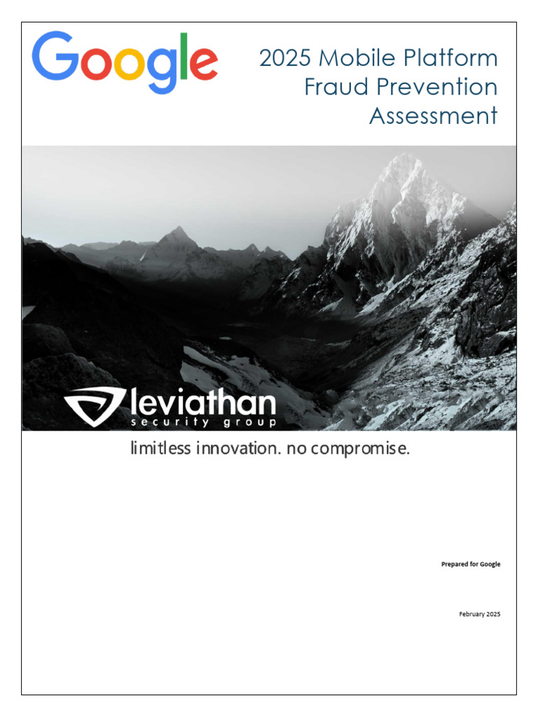 2025 Mobile Platform Fraud Prevention Assessment | PDF | Email Spam | Gmail